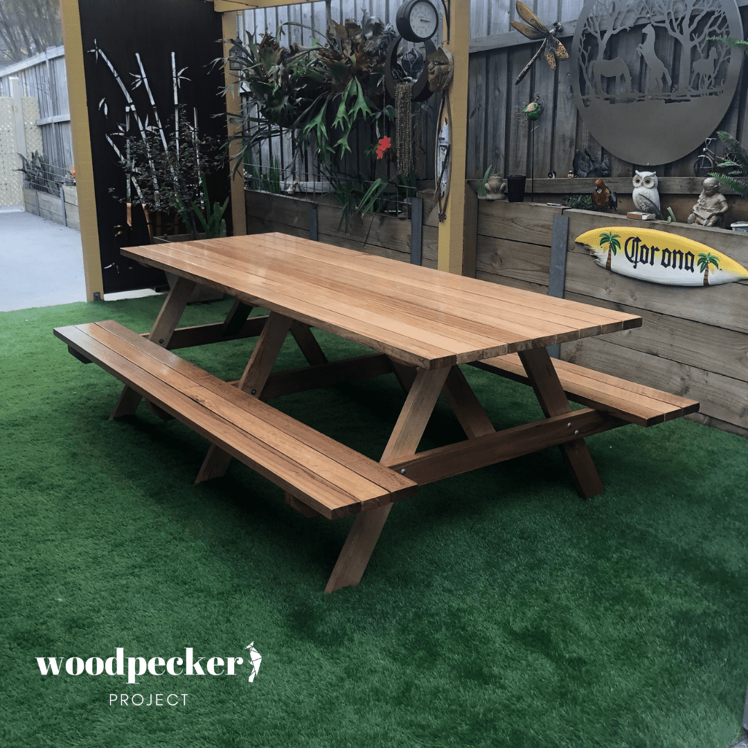 Standard Hardwood Picnic Tables – Woodpecker Project