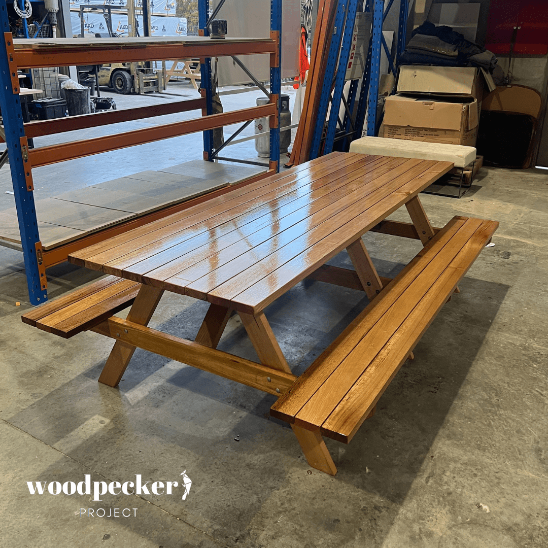 Standard Hardwood Picnic Tables – Woodpecker Project