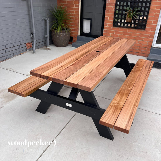 Solid Hardwood Picnic Tables – Woodpecker Project