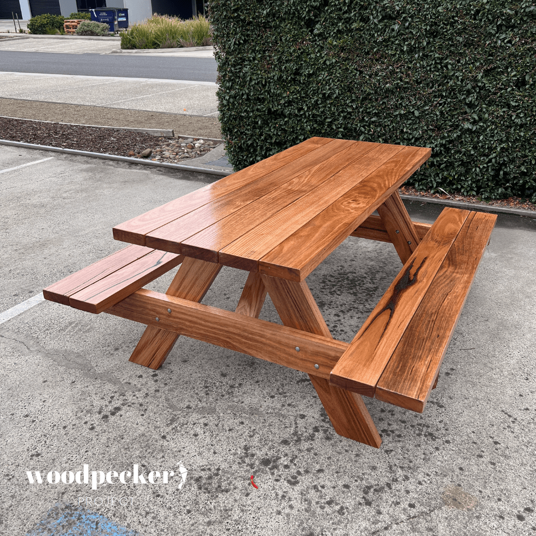 Solid Hardwood Picnic Tables – Woodpecker Project