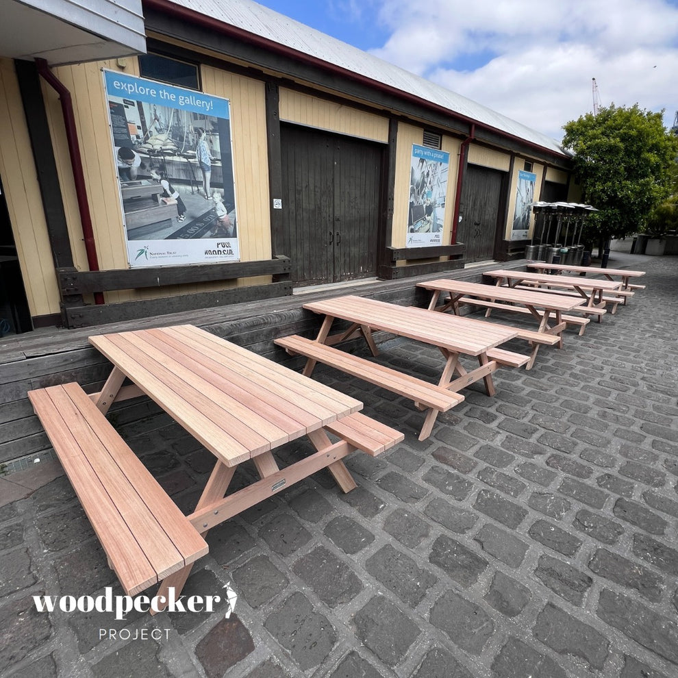 Standard Hardwood Picnic Tables – Woodpecker Project
