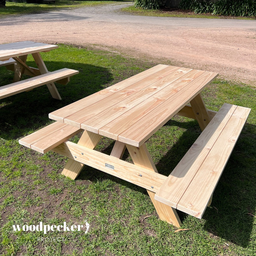 Treated Pine Picnic Tables – Woodpecker Project